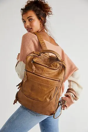 Free People Silver Tone Backpacks For Women