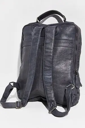 Free People East End Leather Backpack - Smoke