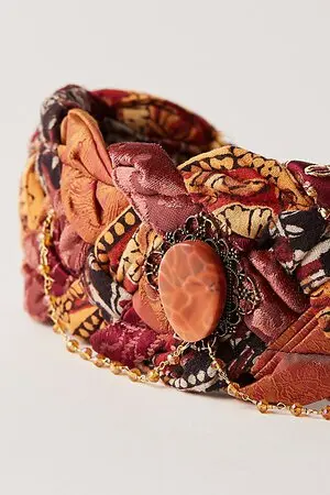 Curried Myrrh Willa Braided Headband - Cinnamon Dolce  display picture 2