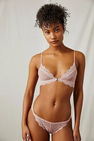 Only Hearts So Fine Lace Thong Rosey