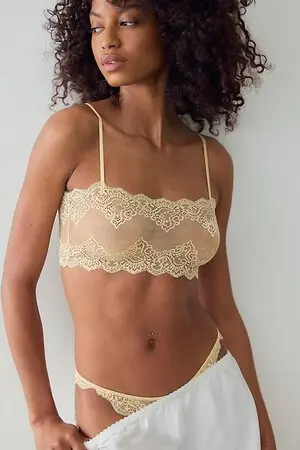 Only Hearts So Fine Lace Crop Buttercup