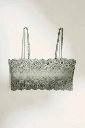 Only Hearts So Fine Lace Crop Olive