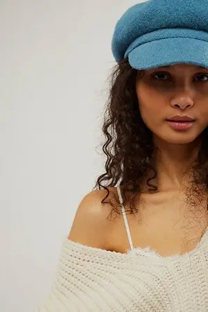 Free People Phoebe Slouchy Lieutenant Cap