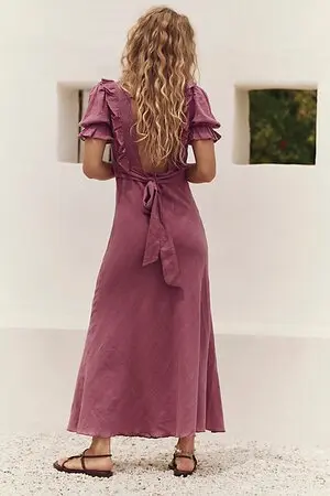free people now and forever midi dress Free People Now And Forever Midi Dress In Dried Currant - 41% Off