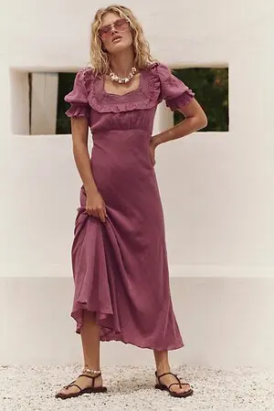 Free People Now And Forever Midi Dress