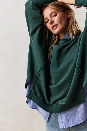 Free People We The Free Camden Sweatshirt Green