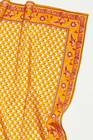 Free People Lotus Paisley Print Bandana - Caramel Combo