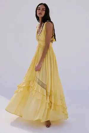 Free People Santa Maria Maxi Dress Lazy Daisy