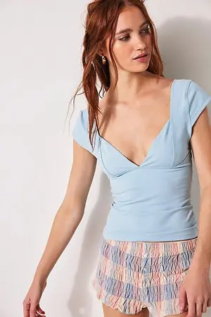 Free People Duo Corset Cami Lake Life