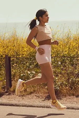 Free People FP Movement Good Karma Running Shorts Blush Tint