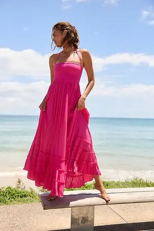 Free People Extratropical Maxi Dress - Magentiful
