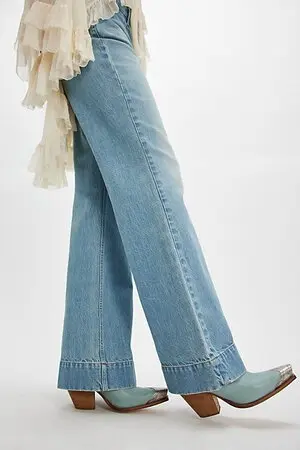 Free People Paneled Booties