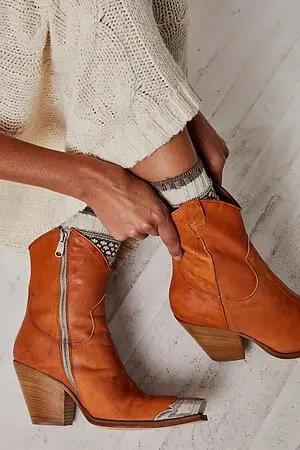 Free People Free People Brayden Western Boots Tan