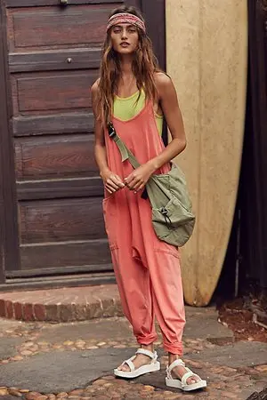 Free People Hot Shot Onesie Candy Apple