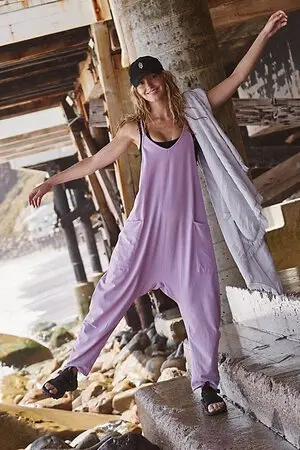 Free People Hot Shot Onesie Chive Blossom