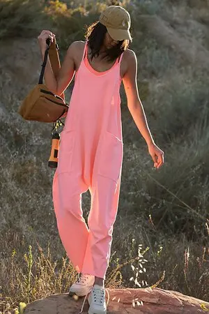 Free People Hot Shot Onesie Guava Juice