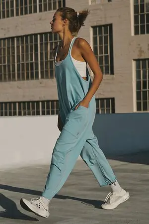 Free People Hot Shot Onesie Mediterranean