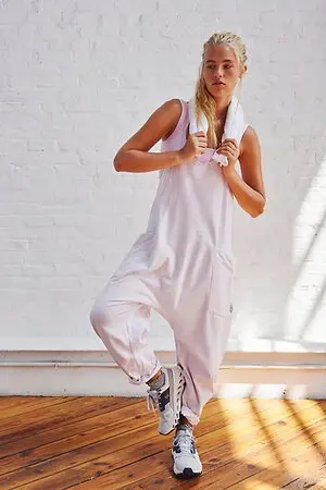 Free People Hot Shot Onesie Rose Quartz