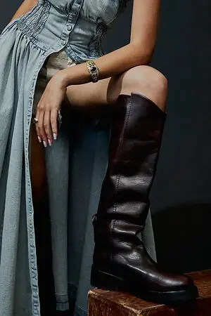 Free People Equestrian Boots Noir