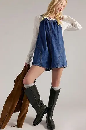 Free People We The Free Bryce Equestrian Boots - Olive