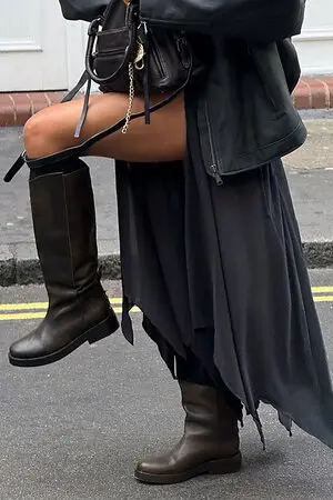 Free People We The Free Bryce Equestrian Boots - Olive