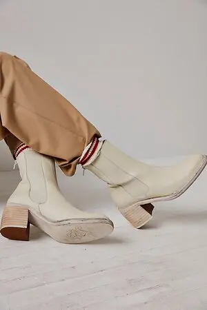 Free People Leather Chelsea Boots