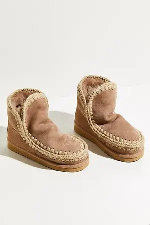 Mou Glacier Ankle Boots - Camel