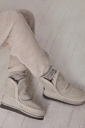 Mou Glacier Ankle Boots Silver