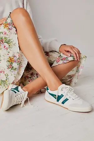 Gola Gola Badminton Court Sneakers Off White / Teal