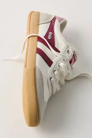 Gola Badminton Court Sneakers - Off White/cerise/candy