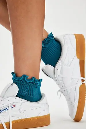 Free People Movement Classic Ruffle Ankle Socks - Endzone