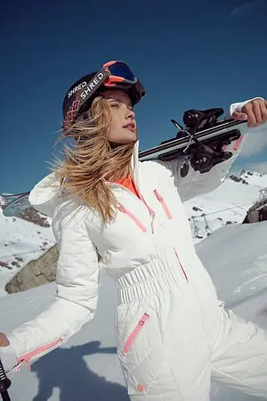 Free People All Prepped Ski Suit - White