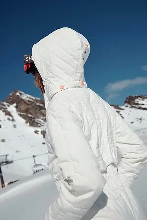 Free People All Prepped Ski Suit - White