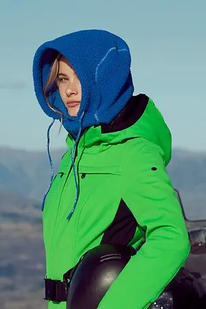 Free People Fleece Balaclava Blue