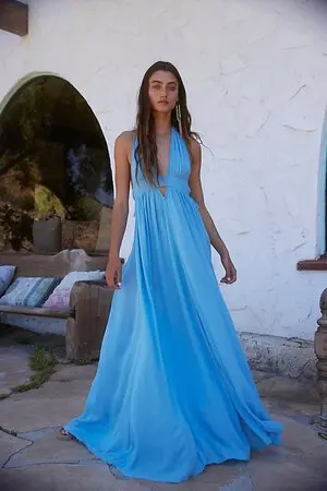 Free People Look Into The Sun Maxi Dress Venetian Pool