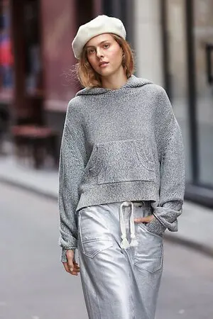 Free People Margot Slouchy Beret White