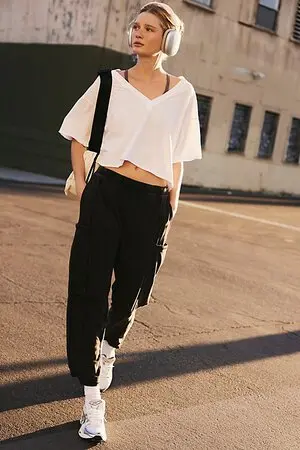 Free People Hot Shot Pants - Washed Black