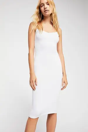 Free People Intimately Free People Tea Length Slip Blanc