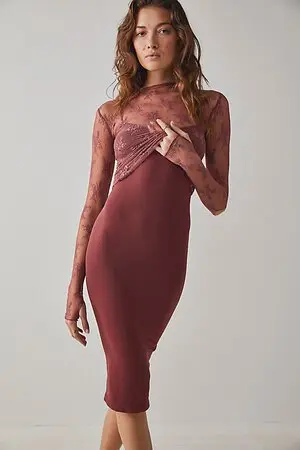 Free People Intimately Free People Tea Length Slip Cowboy
