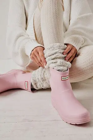 Hunter Play Short Wellies Pink