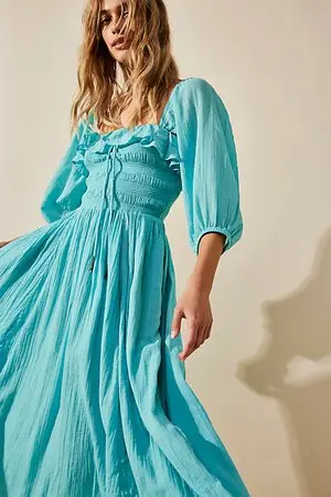 Free People Free People Free-est Oasis Midi Dress Barbados