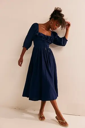 Free People Free People Free-est Oasis Midi Dress Eclipse