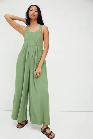 Free People Sun-Drenched Overalls Laurel
