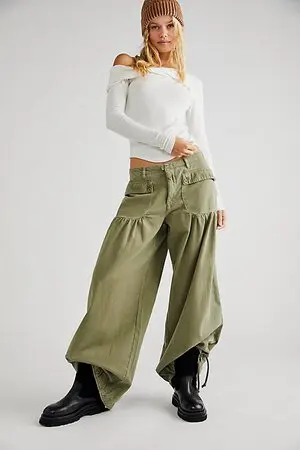 Free People We The Free Lotus Balloon Jeans Armée