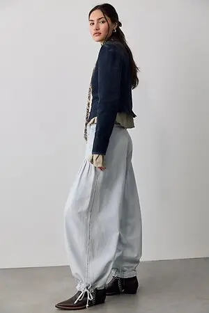 Free People We The Free Lotus Balloon Jeans - Arrow