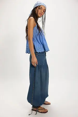 Free People We The Free Lotus Balloon Jeans - Juno