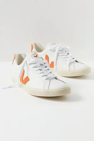 VEJA Esplar Leather Sneakers Extra White Pumpkin