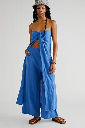 Free People Free People Banita Set Morroccan Blue