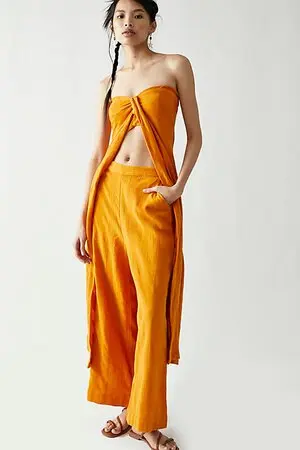 Free People Free People Banita Set Tangelo