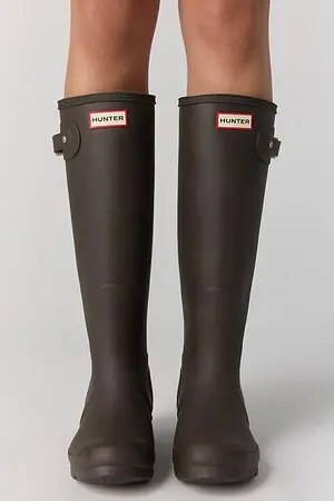 Hunter Rubber Rain Boots - Brown